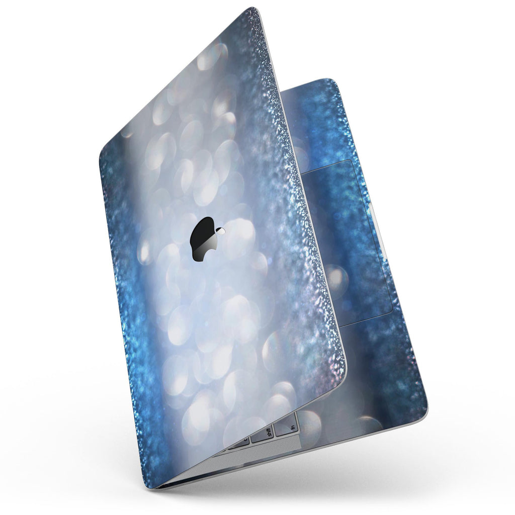 MacBook Pro with Touch Bar Skin Kit - Royal Blue and Silver Glowing ...