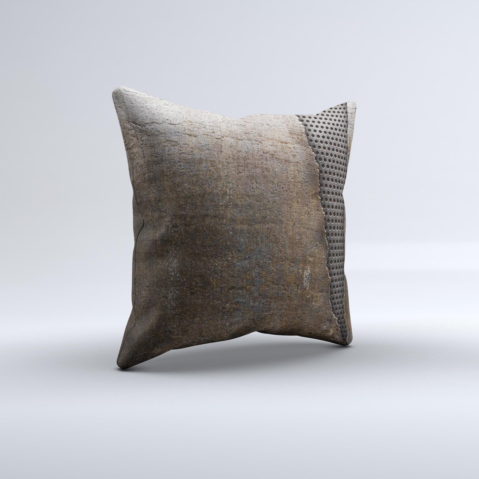 Rustic Peeled Metal Ink-Fuzed Decorative Throw Pillow – DesignSkinz