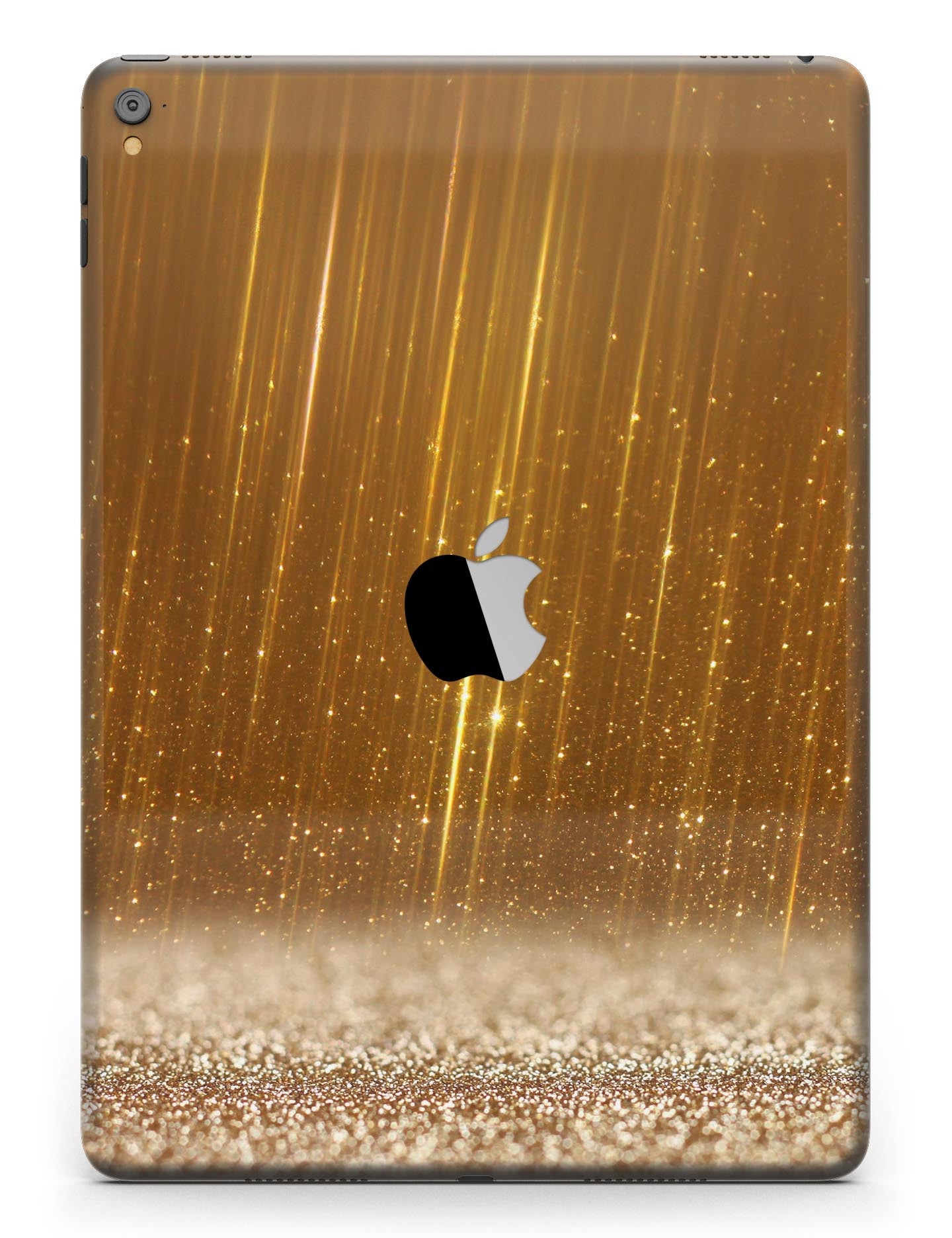 Scratched Gold Streaks Full Body Skin for the iPad Pro (12.9" or 9.7 ...