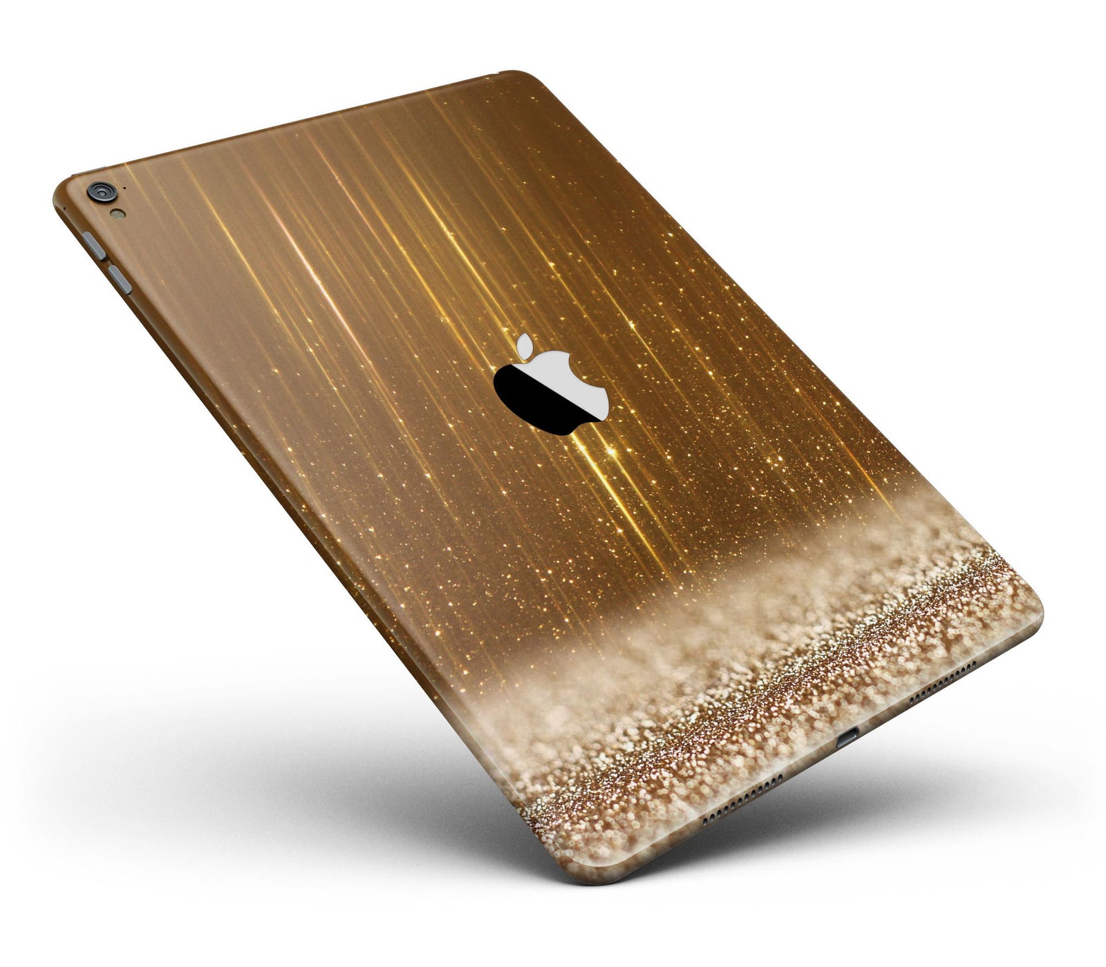 Scratched Gold Streaks Full Body Skin for the iPad Pro (12.9" or 9.7 ...
