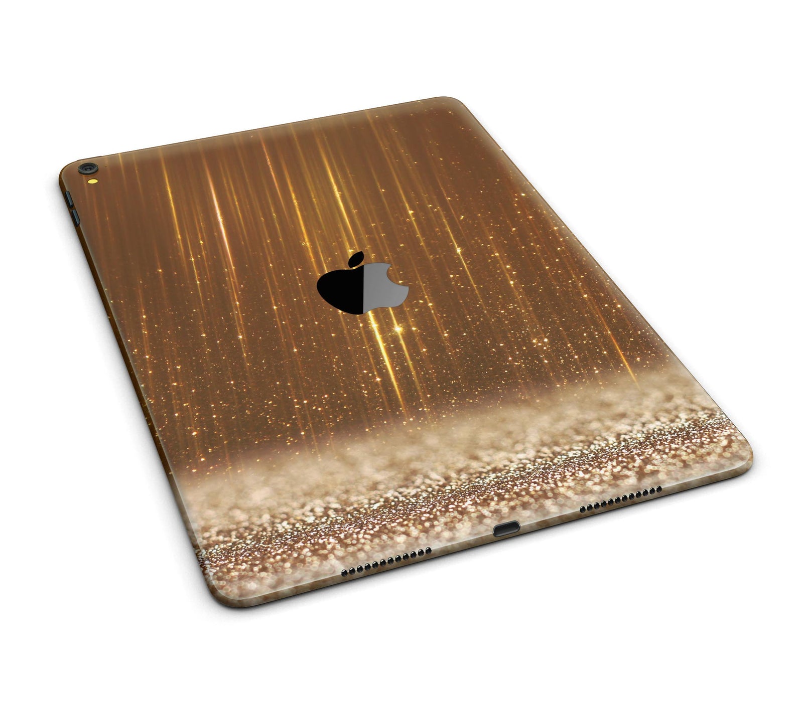 Scratched Gold Streaks Full Body Skin for the iPad Pro (12.9" or 9.7 ...