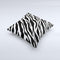 Simple Vector Zebra Animal Print Ink-Fuzed Decorative Throw Pillow ...