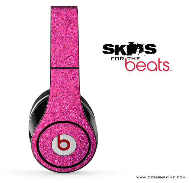 Pink Glitter Ultra Metallic Skin for the Beats by Dre – DesignSkinz