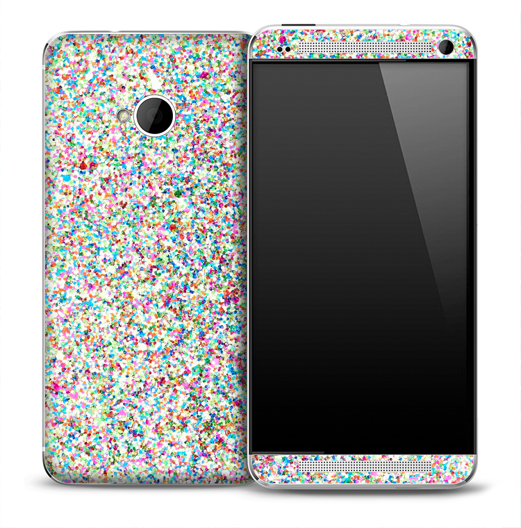 Colorful Glitter Skin for the HTC One Phone – DesignSkinz