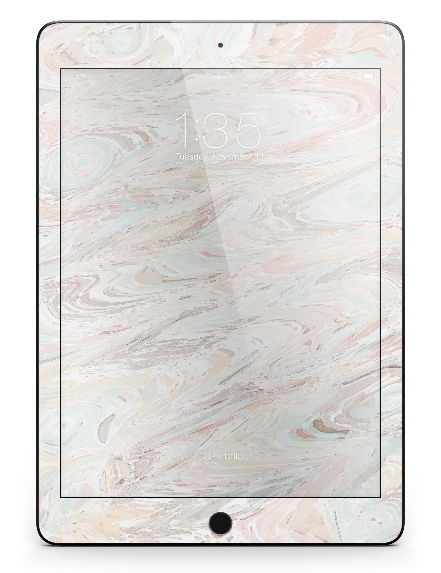 Slate Marble Surface V27 Full Body Skin for the iPad Pro (12.9" or 9.7 ...