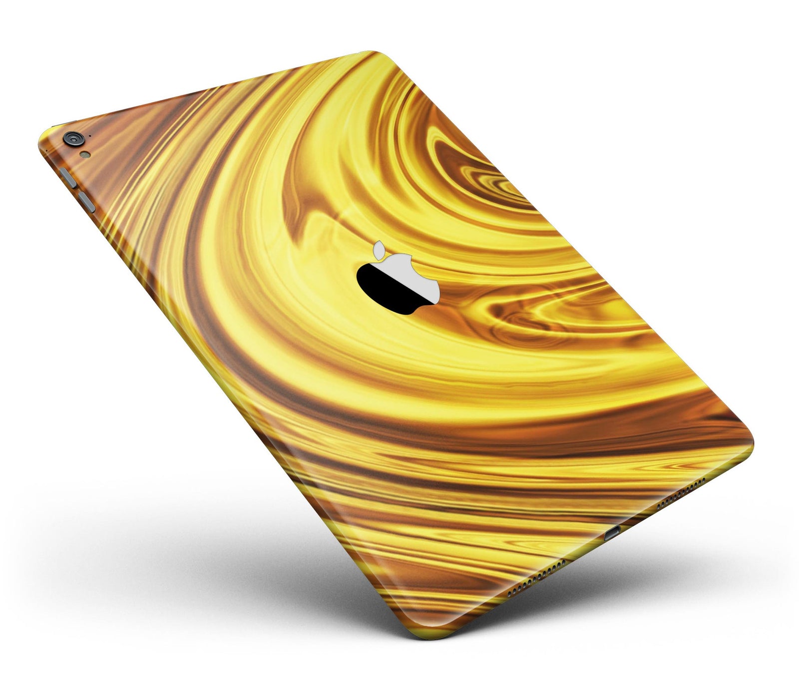 Swirling Liquid Gold Full Body Skin for the iPad Pro (12.9" or 9.7" av ...
