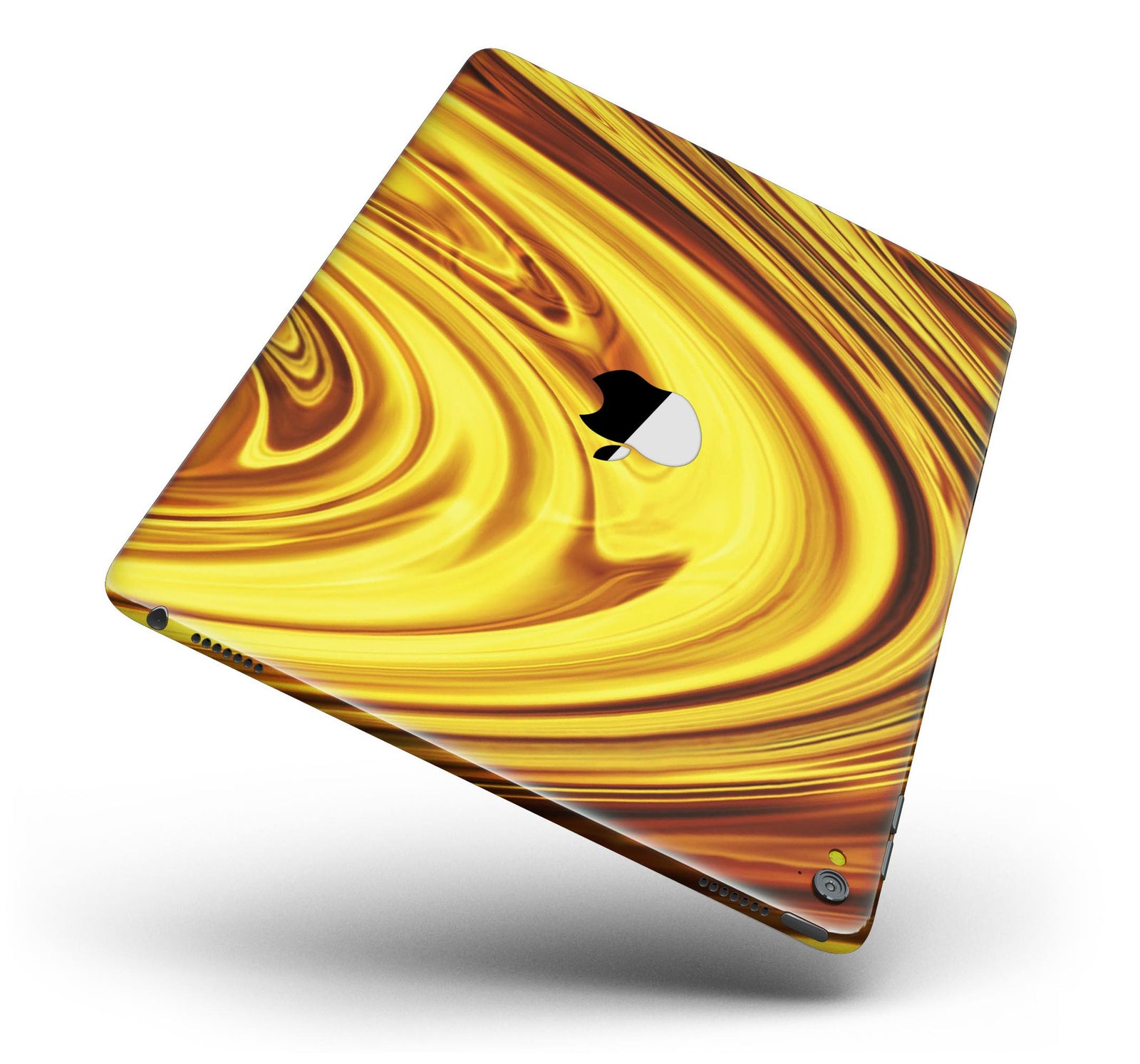 Swirling Liquid Gold Full Body Skin for the iPad Pro (12.9" or 9.7" av ...