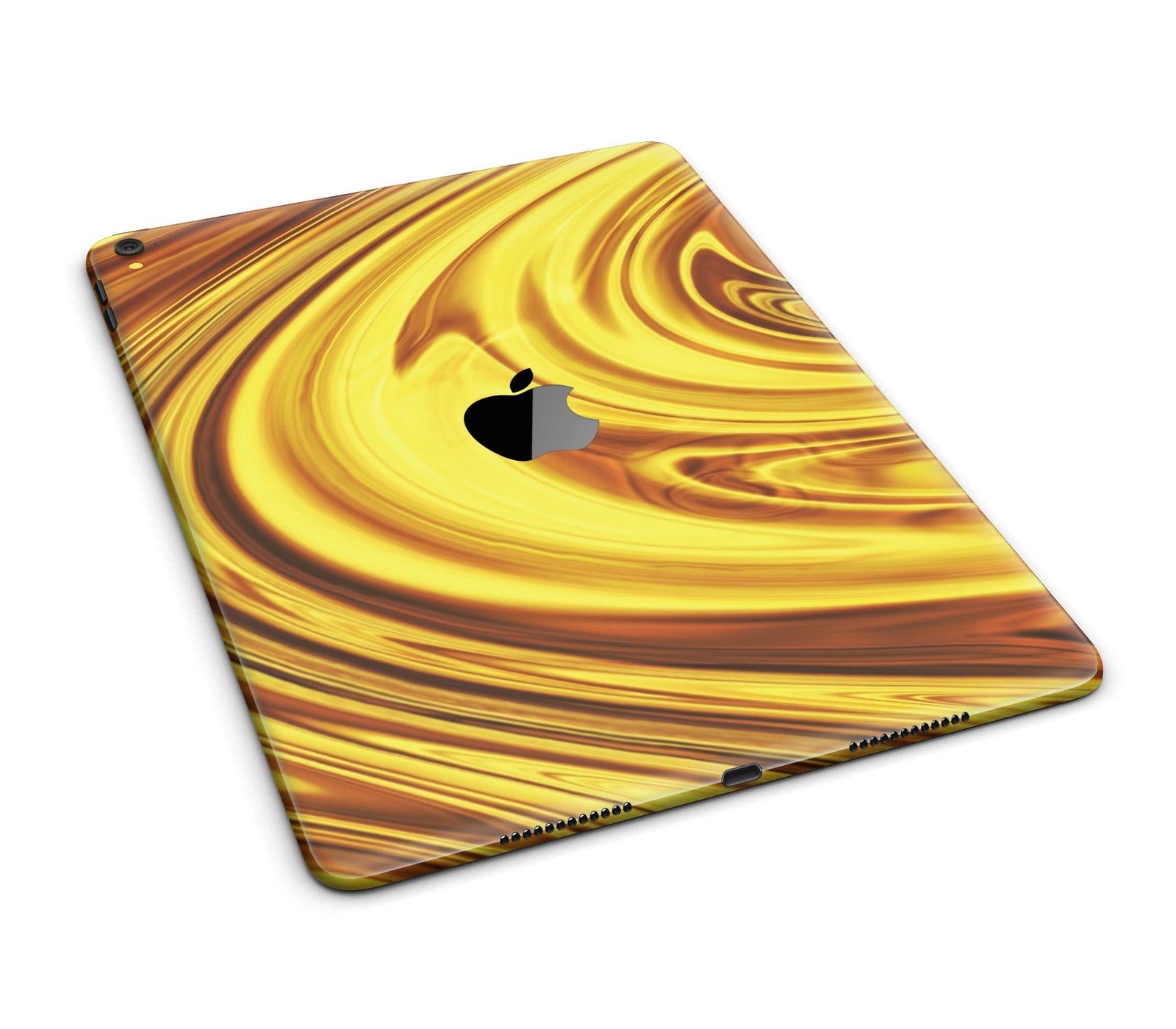 Swirling Liquid Gold Full Body Skin for the iPad Pro (12.9" or 9.7" av ...