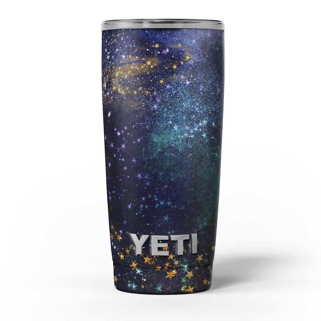 Swirling Multicolor Star Explosion - Skin Decal Vinyl Wrap Kit compati ...