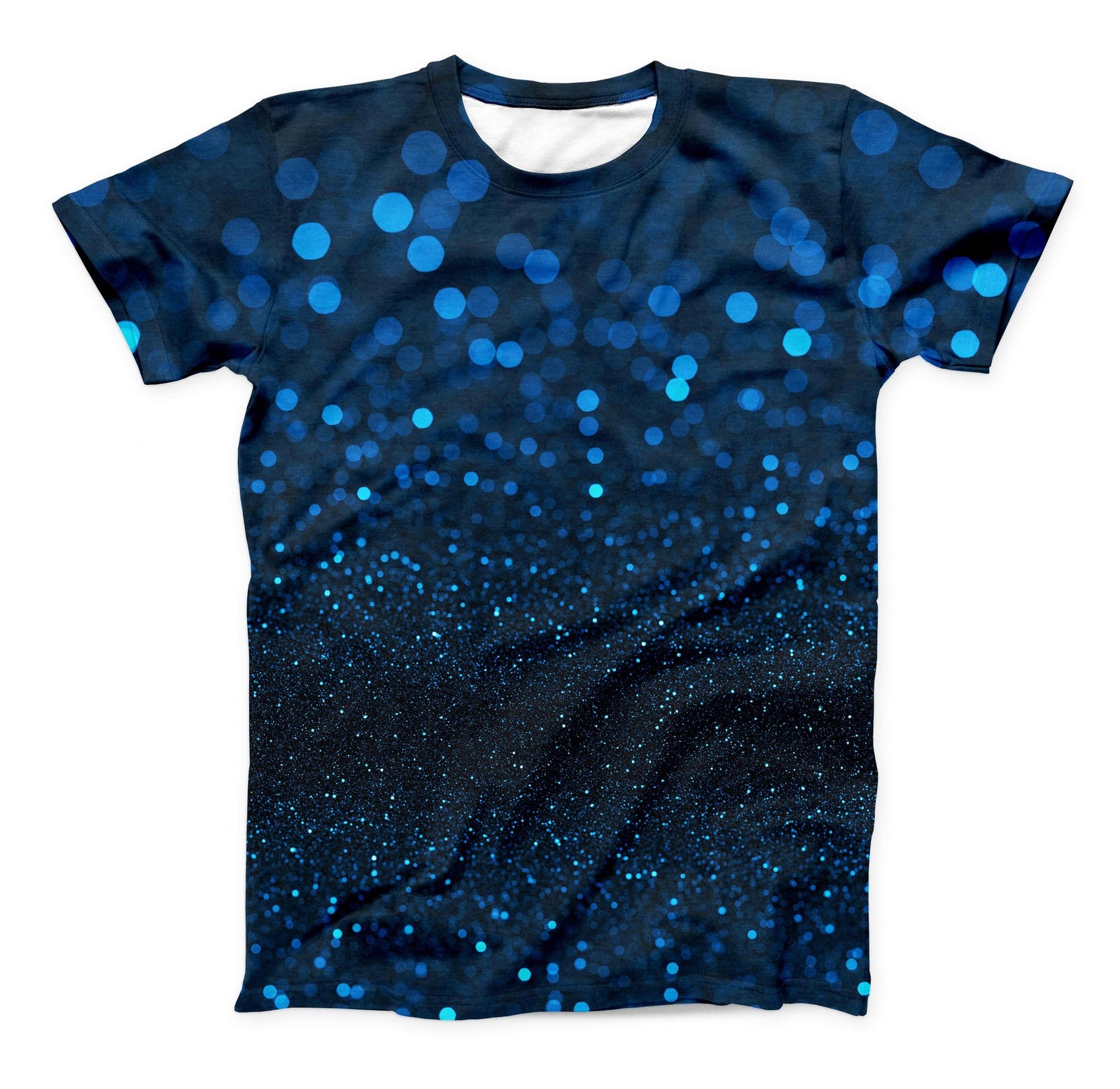 The 50 Shades of Unfocused Blue ink-Fuzed Unisex All Over Full-Printed ...