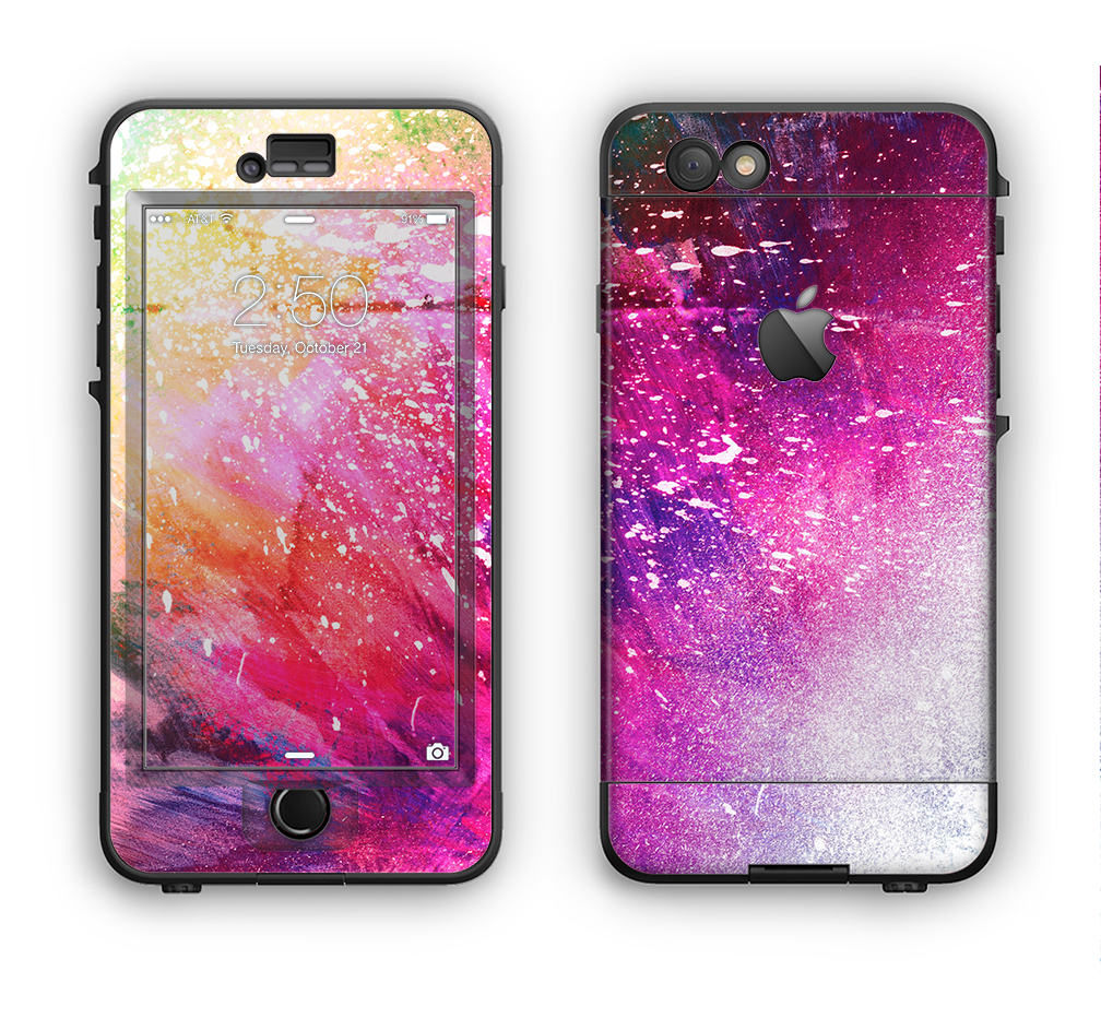 The Abstract Neon Paint Explosion Apple iPhone 6 LifeProof Nuud Case S ...