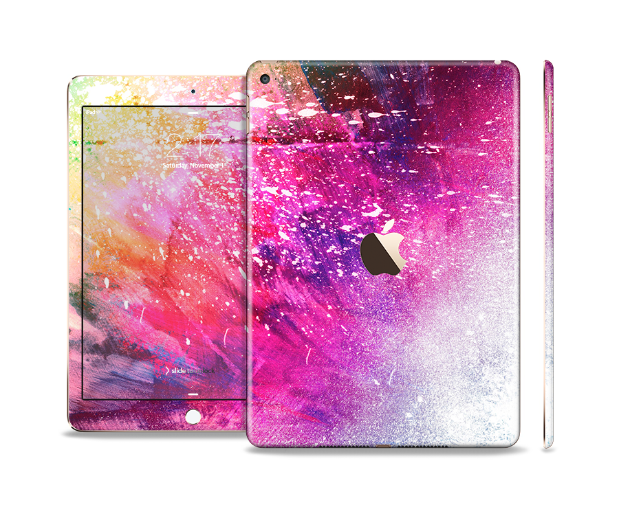 The Abstract Neon Paint Explosion Skin Set for the Apple iPad Air 2 ...