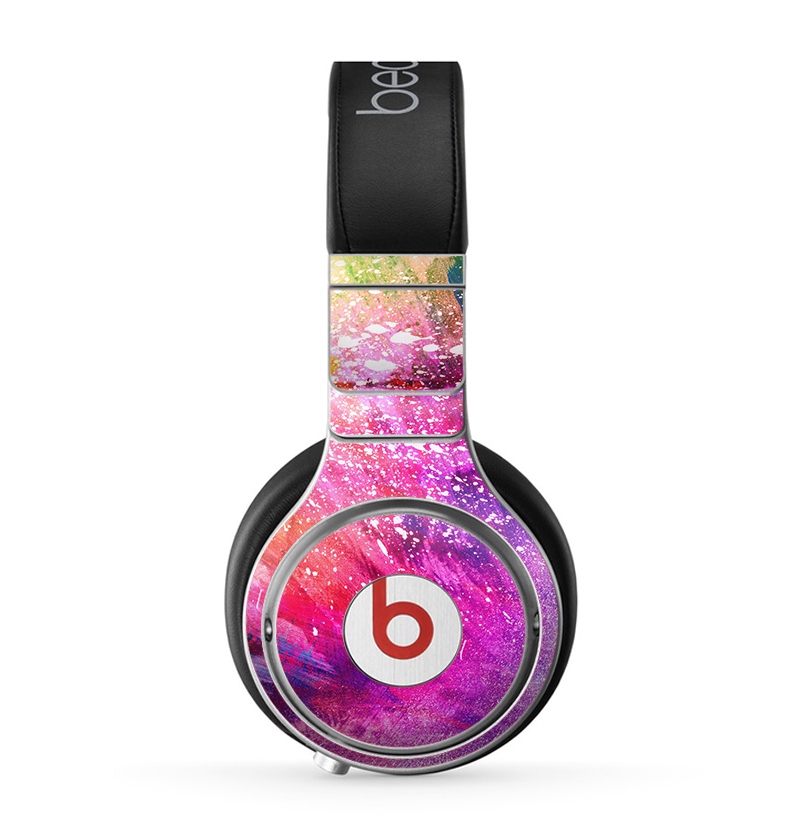 The Abstract Neon Paint Explosion Skin for the Beats by Dre Pro Headph ...