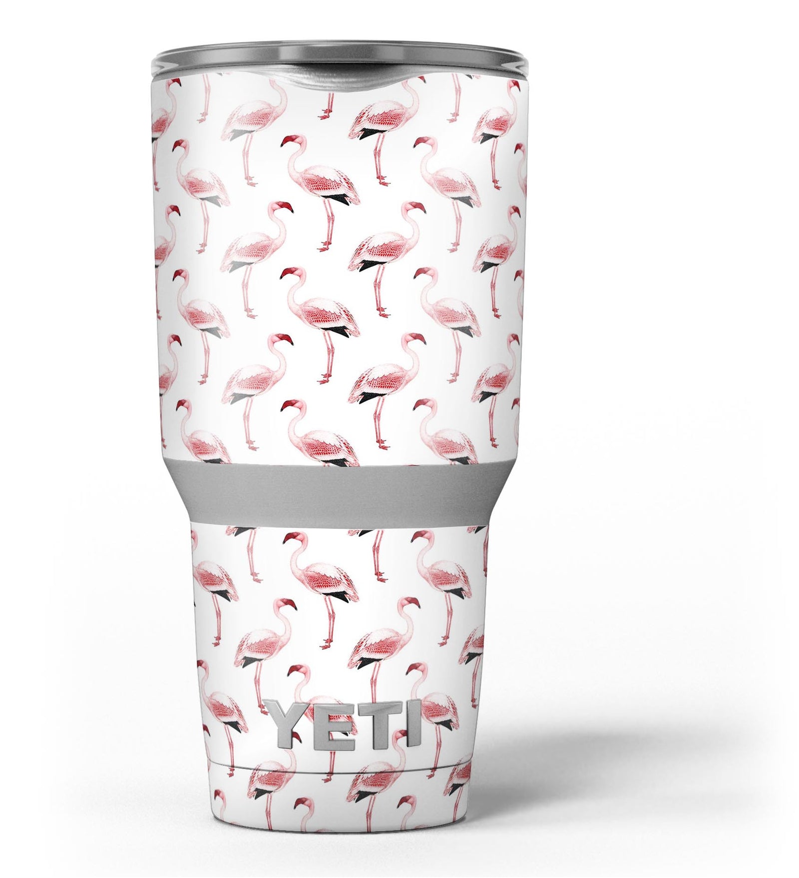 The All Over Pink Flamingo Pattern - Skin Decal Vinyl Wrap Kit compati ...