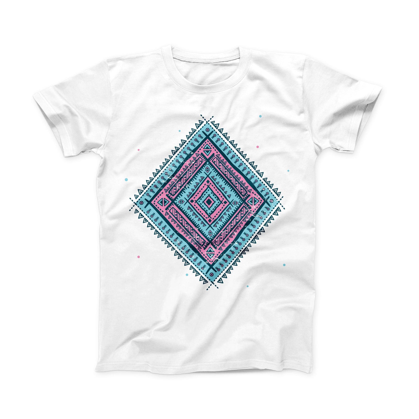 The Aztec Diamond ink-Fuzed Front Spot Graphic Unisex Soft-Fitted Tee ...