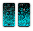 The Black and Turquoise Unfocused Sparkle Print Apple iPhone 6 LifePro ...