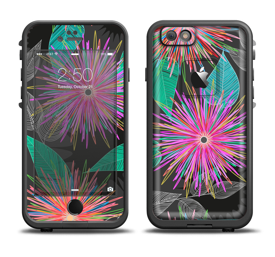 the bright colorful flower sprouts Apple iPhone 6/6s Plus LifeProof Fre ...