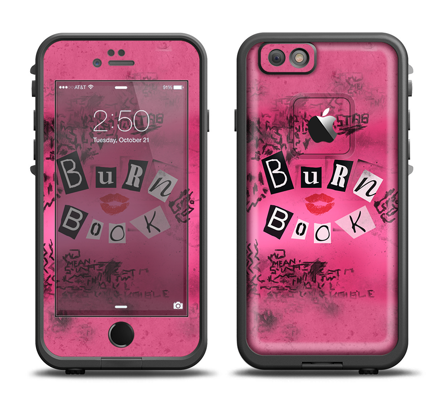 the burn book pink Apple iPhone 6/6s Plus LifeProof Fre Case Skin Set ...