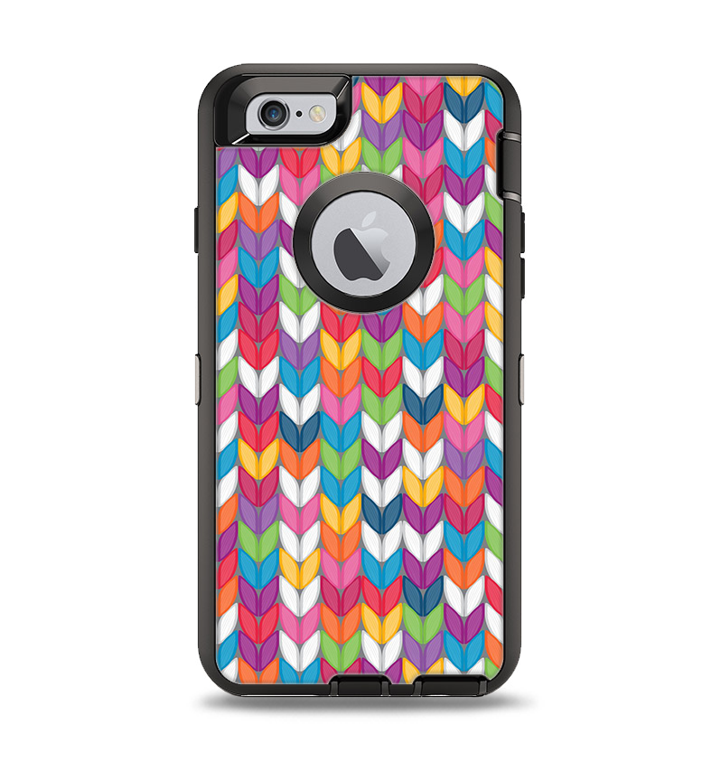 The Color Knitted Apple iPhone 6 Otterbox Defender Case Skin Set ...