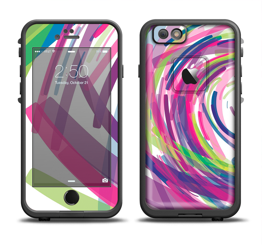 the color strokes Apple iPhone 6/6s Plus LifeProof Fre Case Skin Set ...