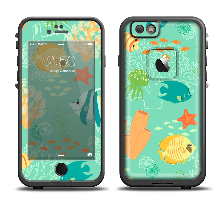 the colorful bright saltwater fish Apple iPhone 6/6s Plus LifeProof Fre ...
