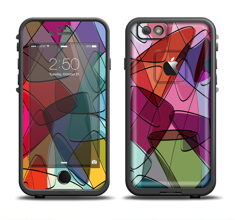 the colorful overlapping translucent shapes Apple iPhone 6/6s Plus ...
