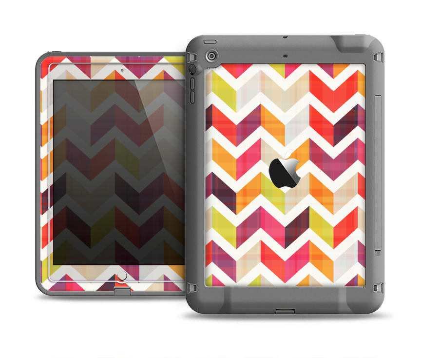The Colorful Segmented Scratched ZigZag Apple iPad Mini LifeProof Fre ...
