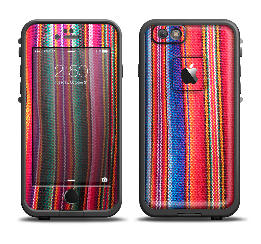 the colorful striped fabric Apple iPhone 6/6s Plus LifeProof Fre Case ...