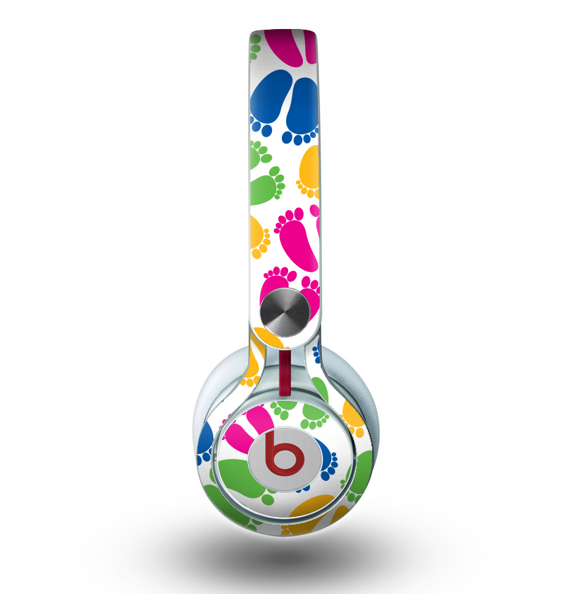 The Colorful Vector Footprints Skin for the Beats by Dre Mixr Headphon ...