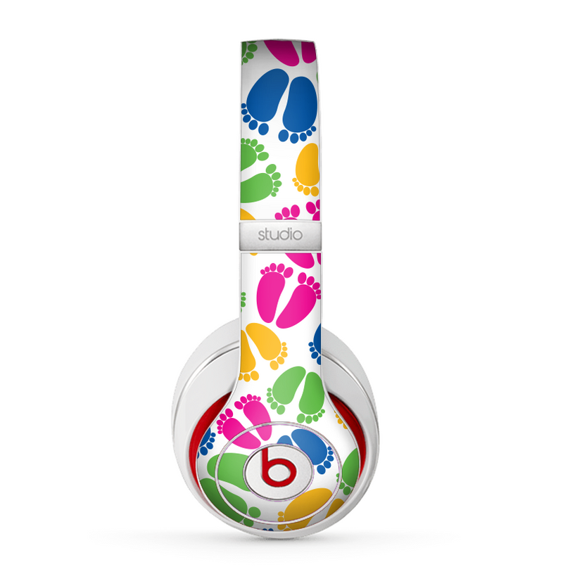 The Colorful Vector Footprints Skin for the Beats by Dre Studio (2013 ...