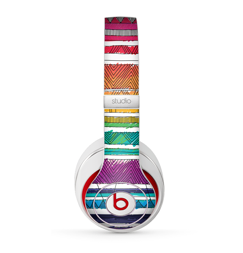 The Crayon Colored Doodle Patterns Skin for the Beats by Dre Studio (2 ...
