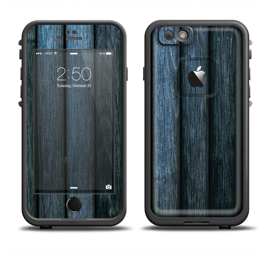 the dark blue washed wood Apple iPhone 6/6s Plus LifeProof Fre Case ...
