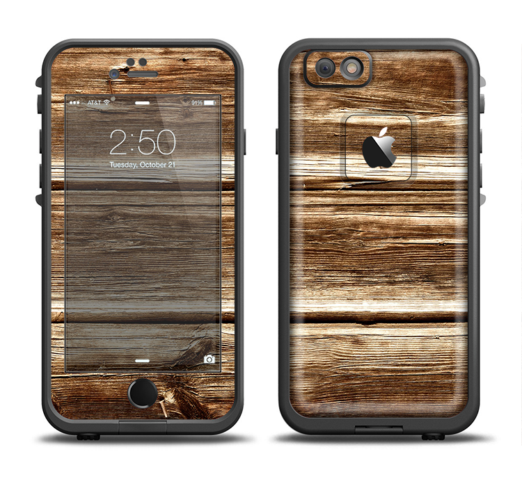 the dark highlighted old wood Apple iPhone 6/6s Plus LifeProof Fre Case ...