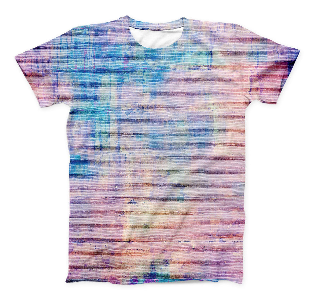 The Dripping Blue Paint ink-Fuzed Unisex All Over Full-Printed Fitted ...