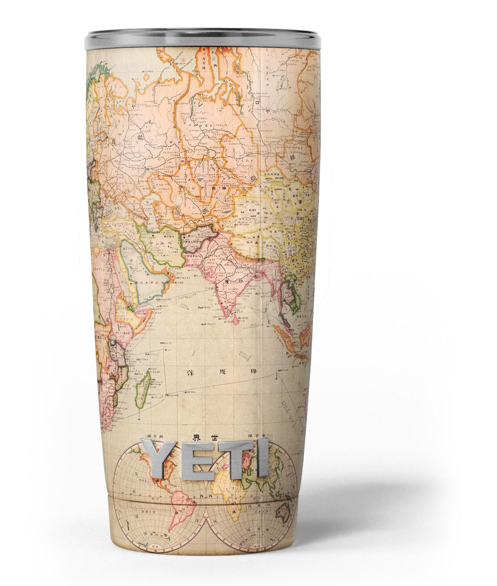 The Eastern World Map - Skin Decal Vinyl Wrap Kit compatible with the ...