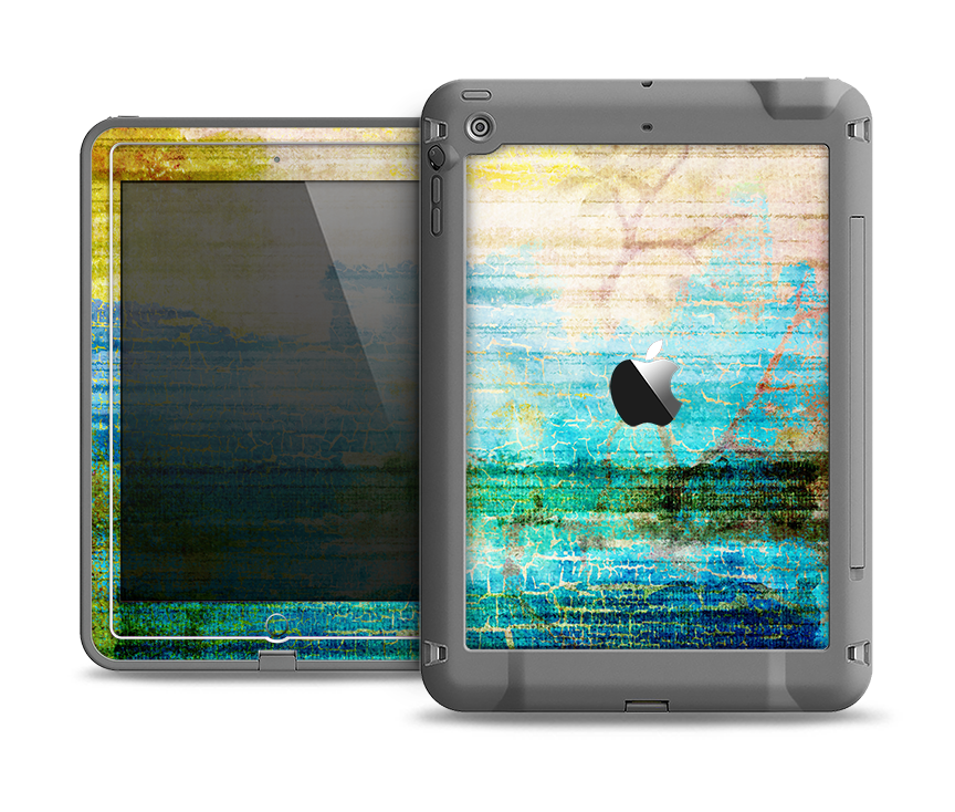 The Faded and Cracked Green Paint Apple iPad Air LifeProof Fre Case Sk ...
