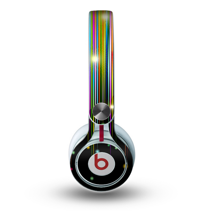 The Falling Neon Color Strips Skin for the Beats by Dre Mixr Headphone ...