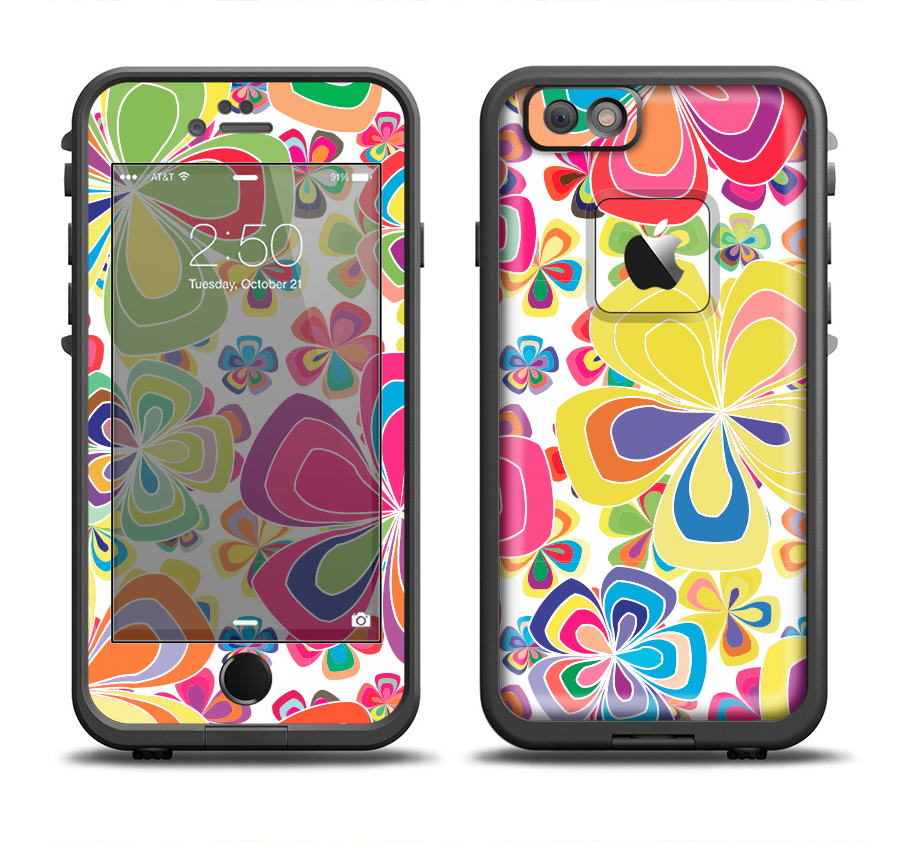 the fun colored vector flower petals Apple iPhone 6/6s Plus LifeProof ...