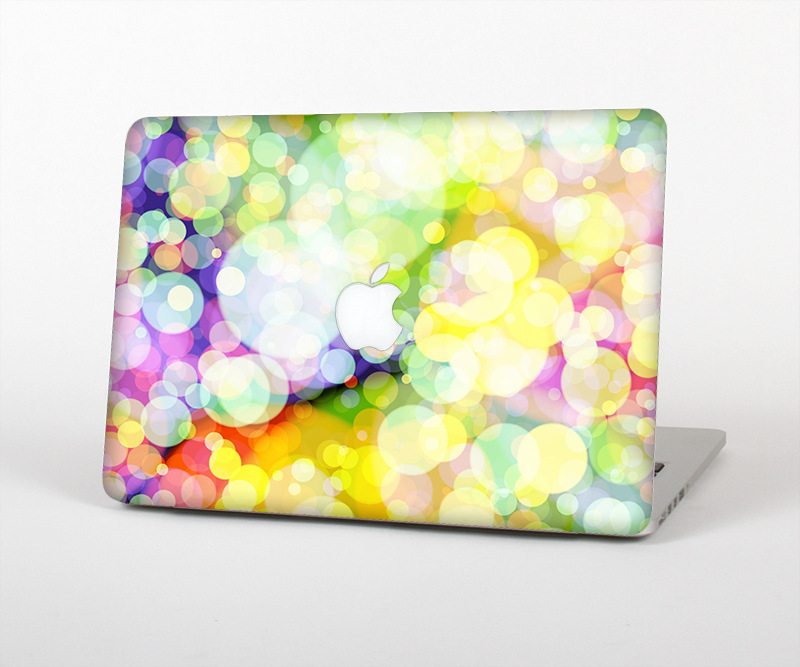 The Glistening Colorful Unfocused Circle Space Skin Set for the Apple ...