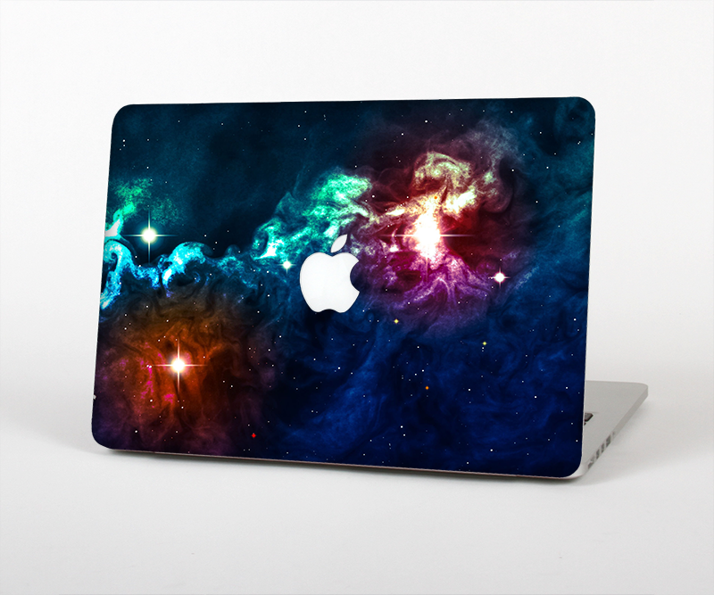 The Glowing Colorful Space Scene Skin Set for the Apple MacBook Pro 15 ...