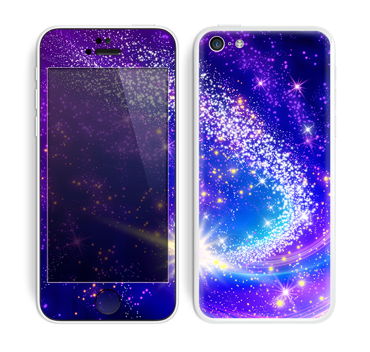 The Glowing Pink & Blue Comet Skin for the Apple iPhone 5c – DesignSkinz