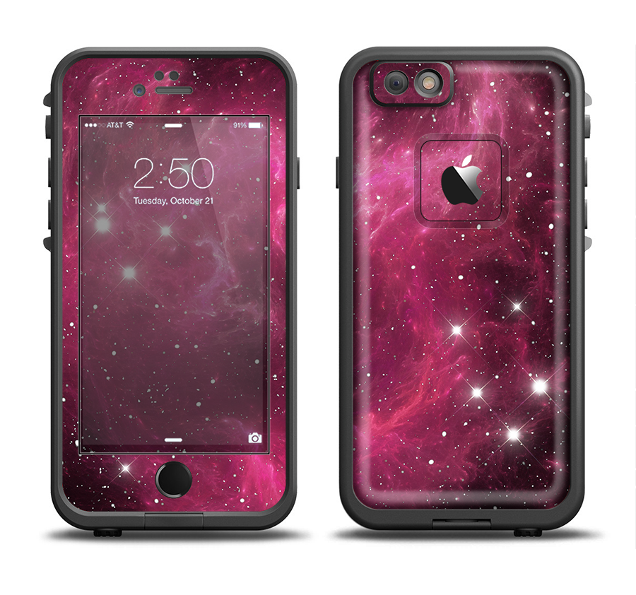the glowing pink nebula Apple iPhone 6/6s Plus LifeProof Fre Case Skin ...