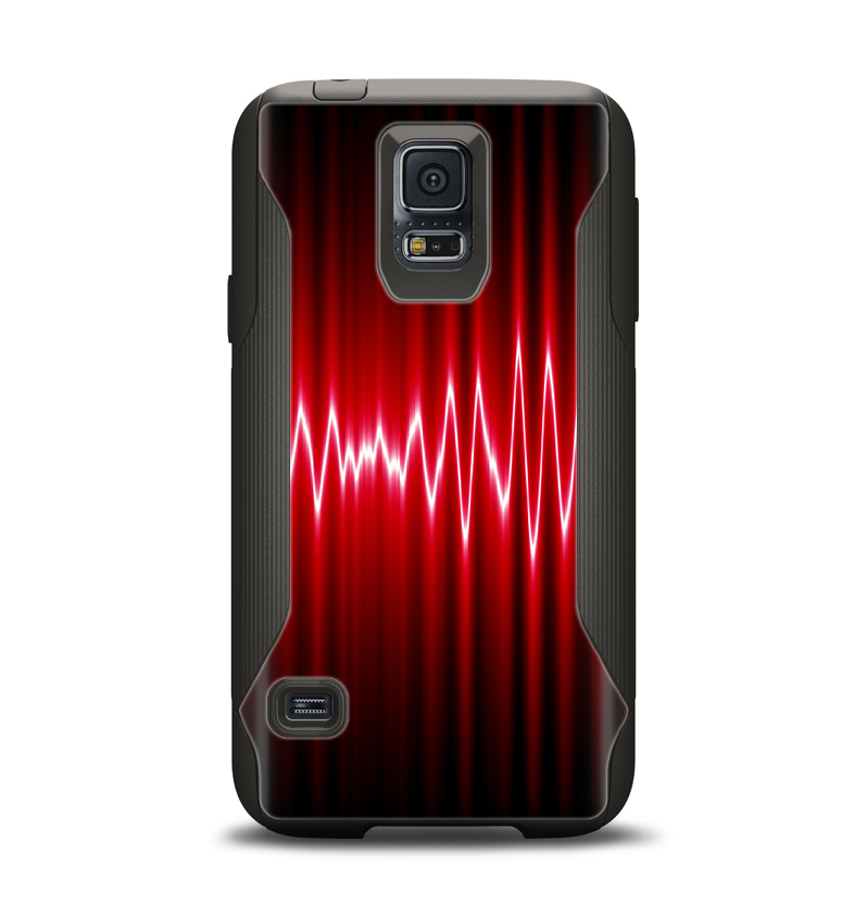 The Glowing Red Wiggly Line Samsung Galaxy S5 Otterbox Commuter Case S ...