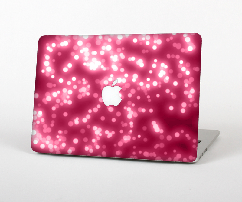 The Glowing Unfocused Pink Circles Skin Set for the Apple MacBook Pro ...