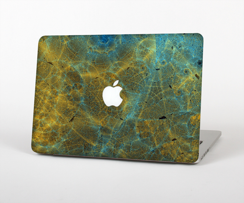 The Green, Blue and Brown Water Texture Skin Set for the Apple MacBook ...