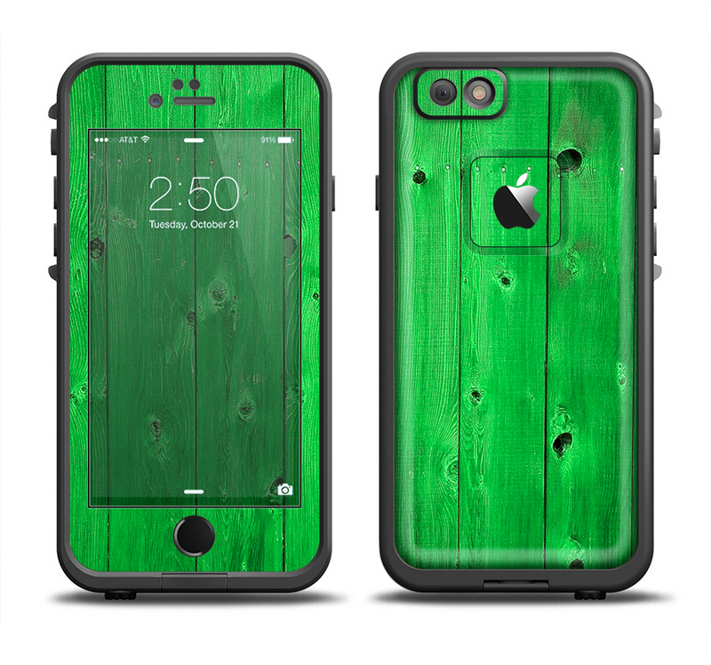 the green highlighted wooden planks Apple iPhone 6/6s Plus LifeProof ...