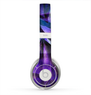 The Grunge Dark Blue Painted Overlay Skin for the Beats by Dre Solo 2 ...