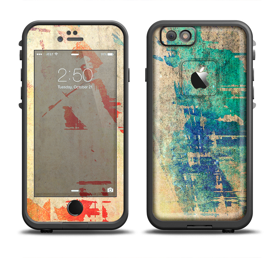 the grunge multicolor textured surface Apple iPhone 6/6s Plus LifeProof ...