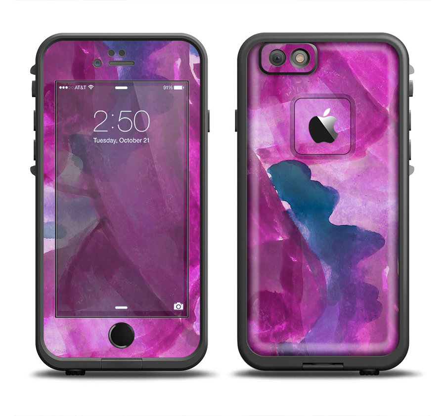 the grunge watercolor pink strokes Apple iPhone 6/6s Plus LifeProof Fre ...