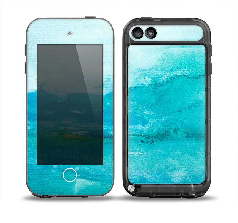 The Grungy Blue Watercolor Surface Skin for the iPod Touch 5th Generat ...